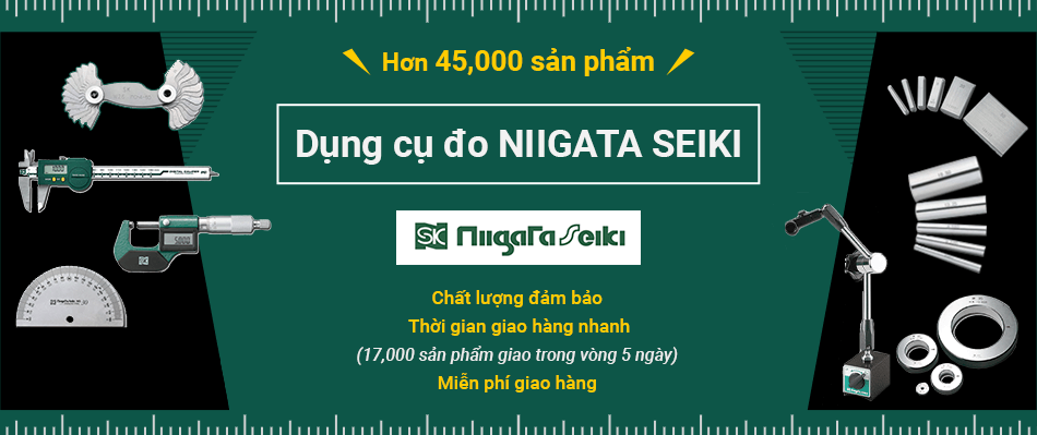 Hơn 45,000 dụng cụ đo Niigata Seiki tại MISUMI Việt Nam | MISUMI Việt Nam